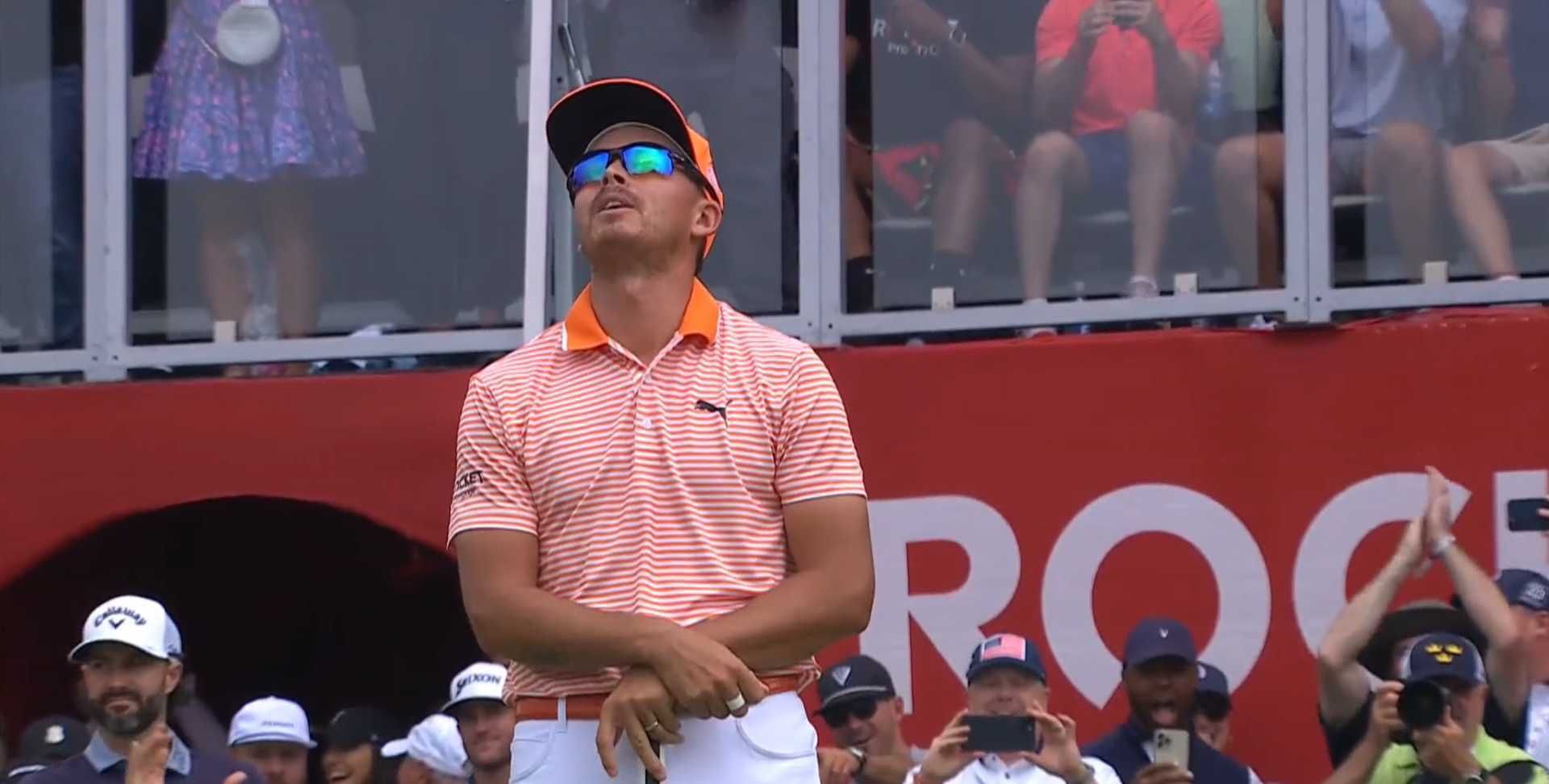 Rickie Fowler struck the coolest pose to celebrate his…