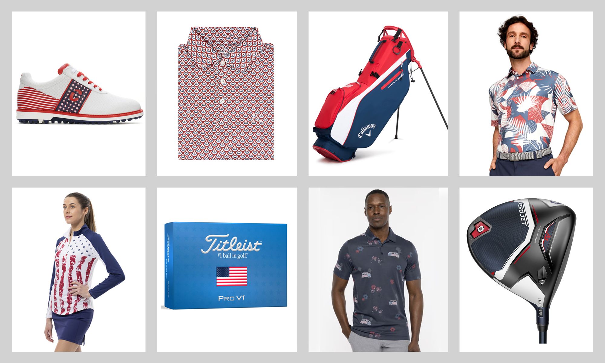 Best red, white and blue golf gear to celebrate July…
