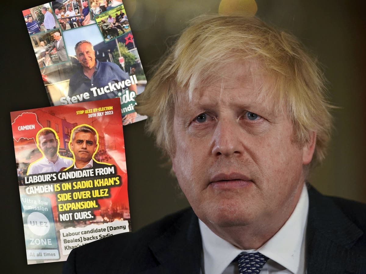 Tories write out Boris and party as election leaflet…
