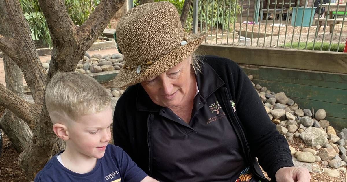 Fire pits and yarning circles: Preschoolers mark…