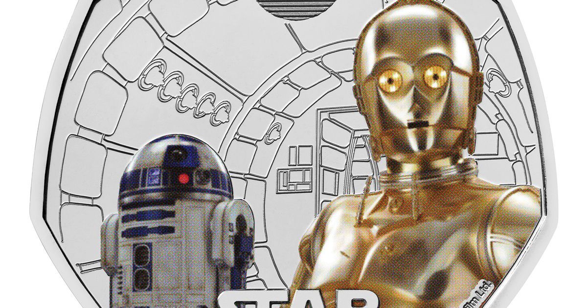 C3PO and R2-D2 appear on new 50 pence coin as Royal…