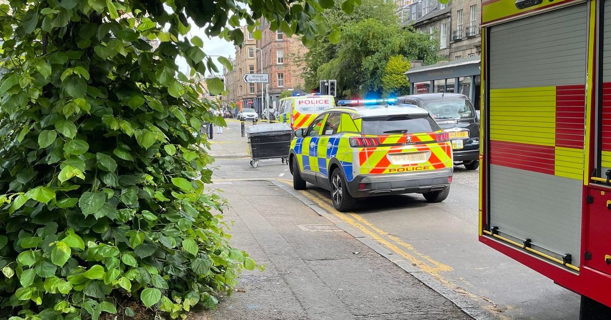 Edinburgh pavement 'explodes' in front of shoppers as…