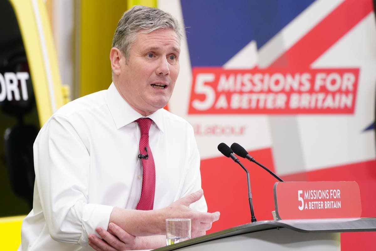 Watch: Keir Starmer sets out Labour’s five party…