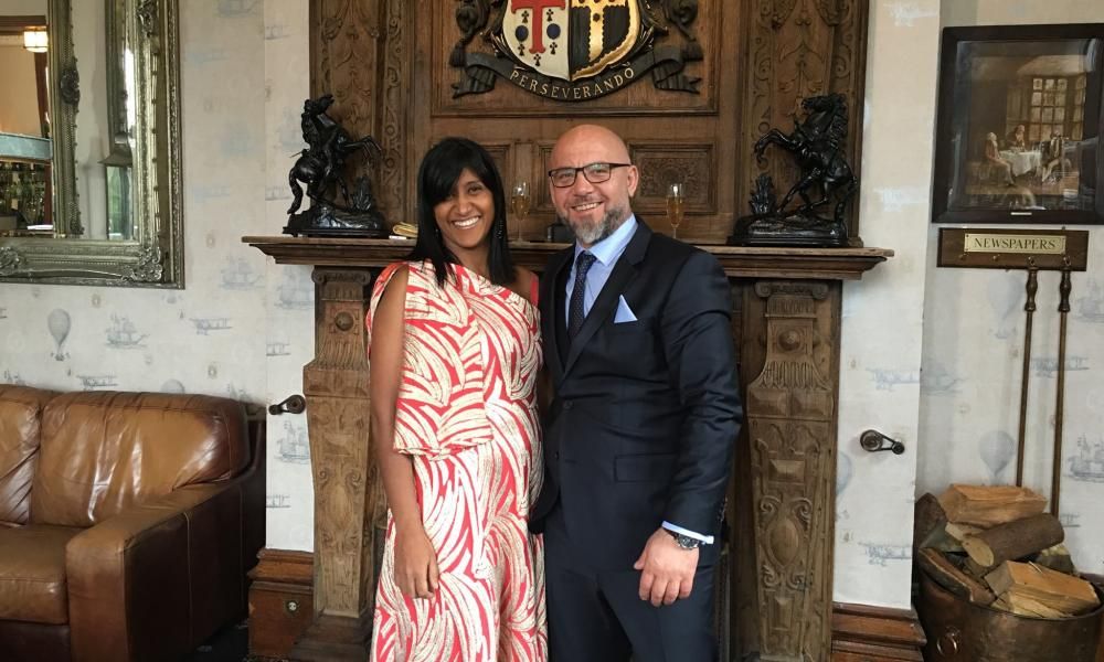 How we met: ‘The women’s loo queue was endless. I…