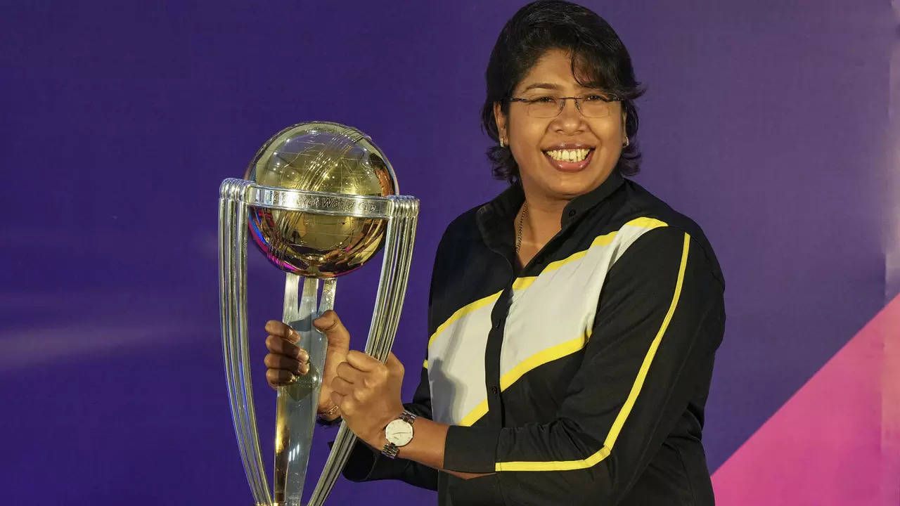 Jhulan Goswami welcomes ICC Men's ODI World Cup Trophy…