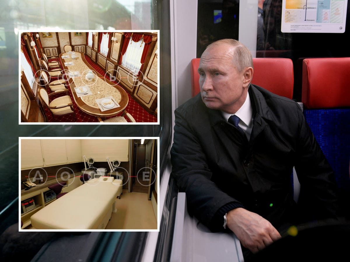 Inside Vladimir Putin’s luxury armoured train – that…