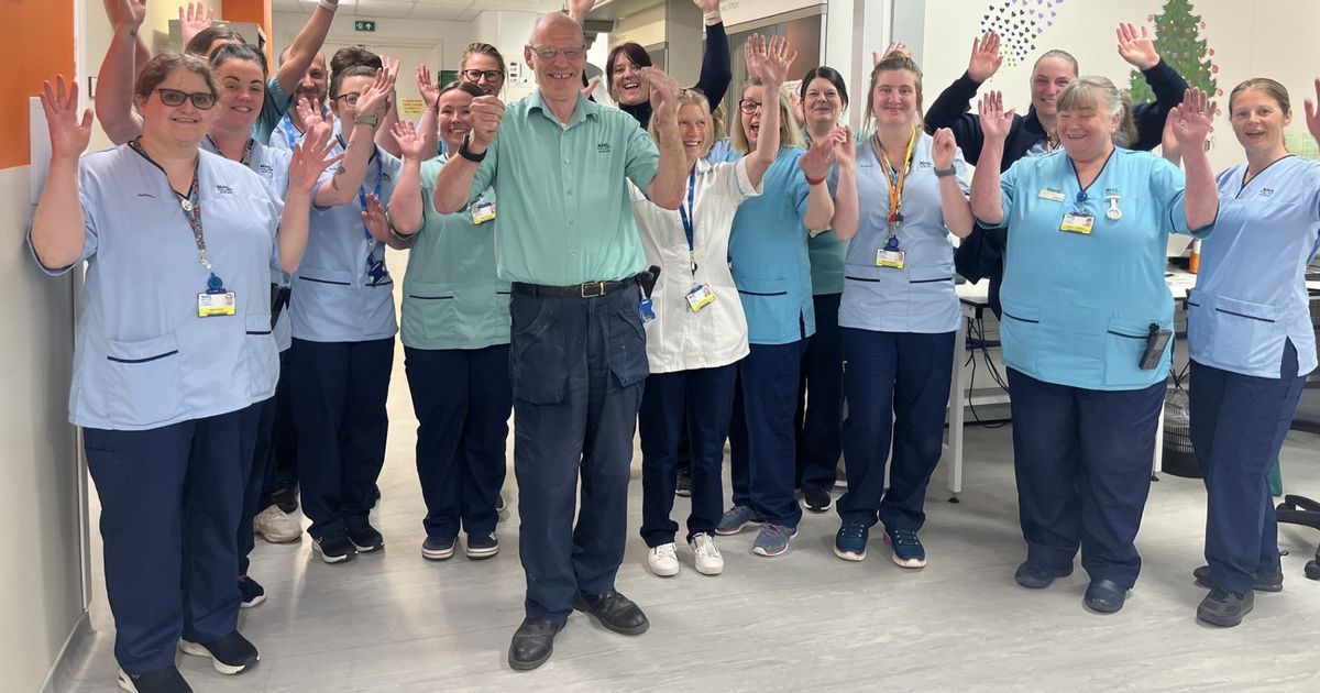 Dumfries NHS worker retires after 50 years