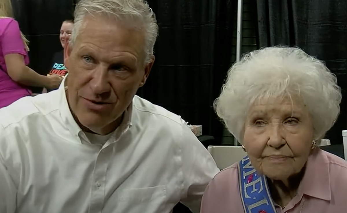 90-year-old woman who never missed a day of work…