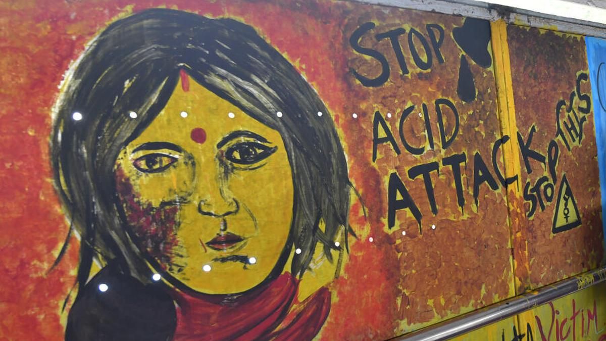 Woman, two children suffer burns in acid attack in…