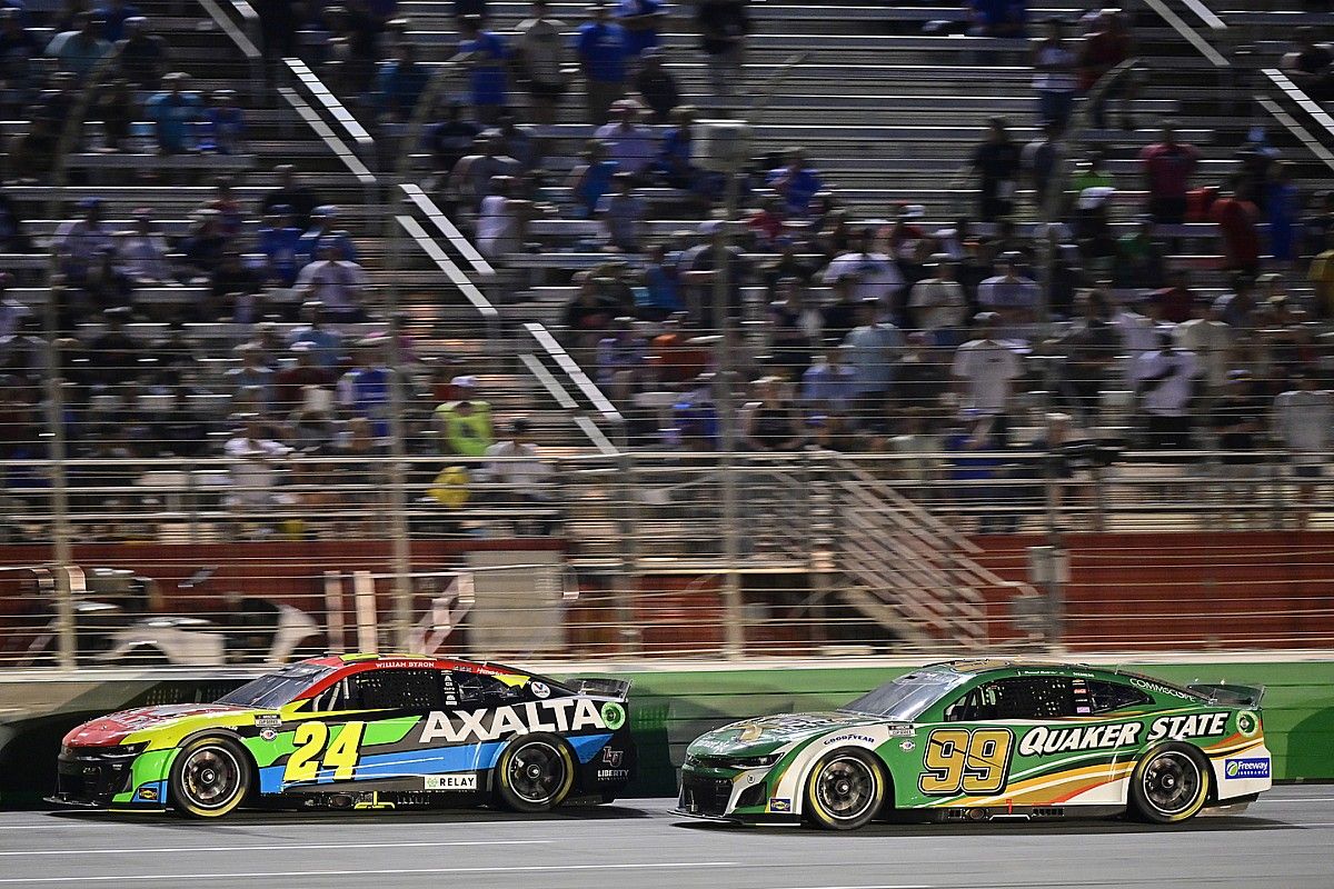 NASCAR Cup Atlanta: Byron comes back from lap down to…