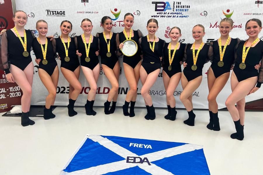 Success as Scotland secures 15 medals at Dance World…