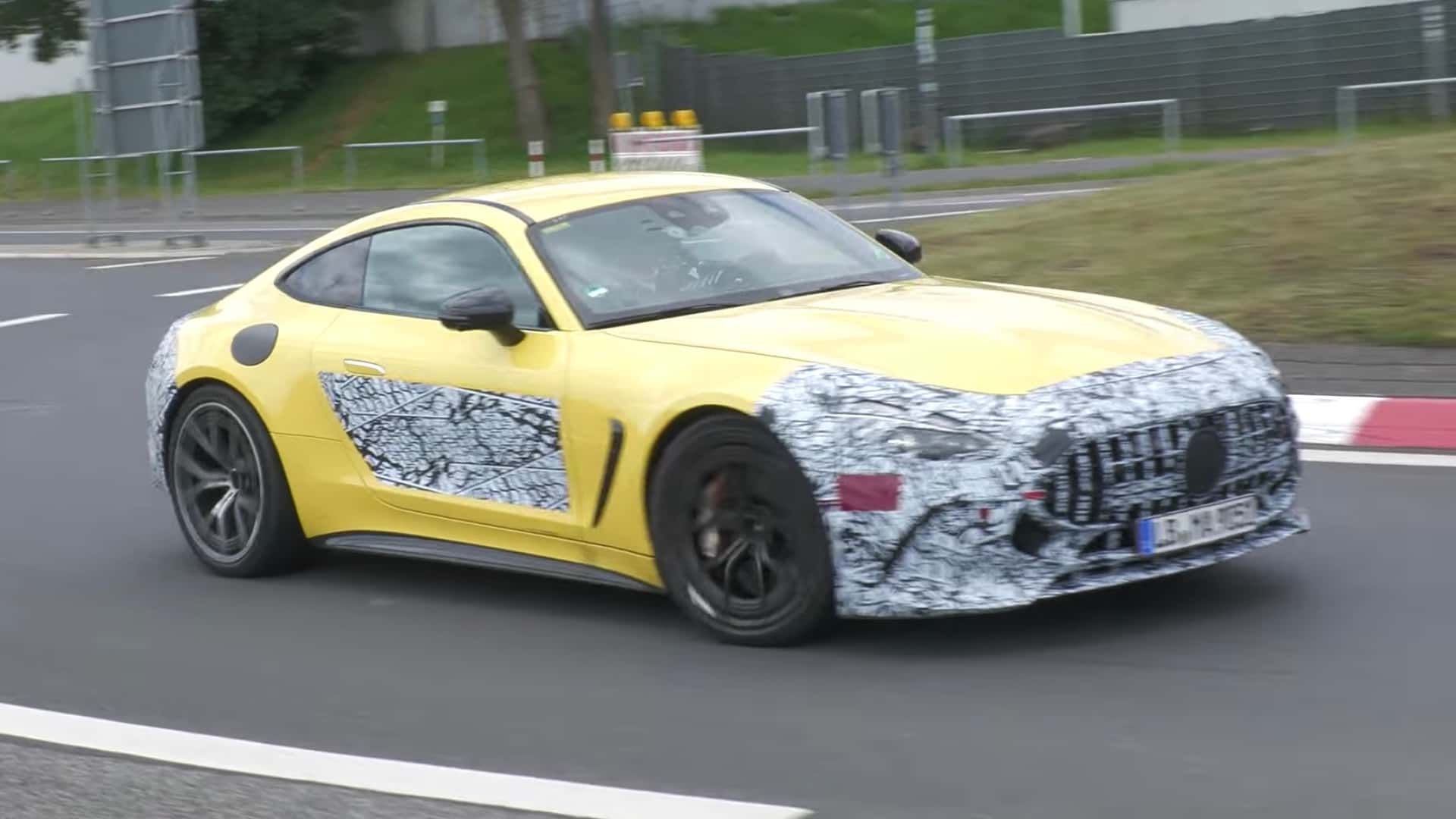 Watch 2024 Mercedes-AMG GT Coupe Testing In Multiple…