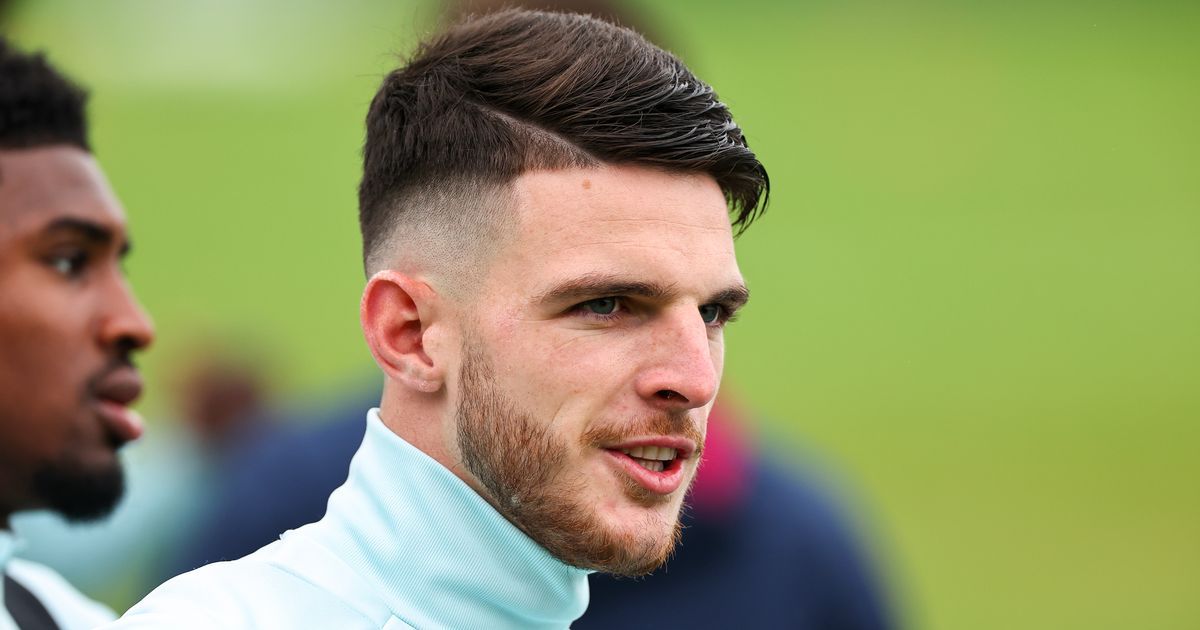 Declan Rice posts behind the scenes update with Man…