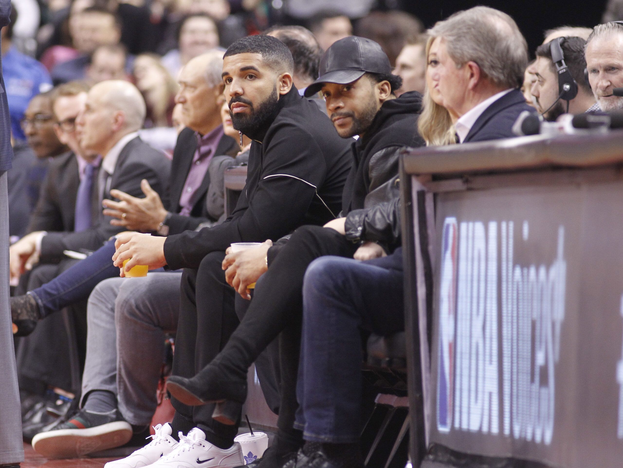Celtics’ Jayson Tatum takes in a Drake concert in…