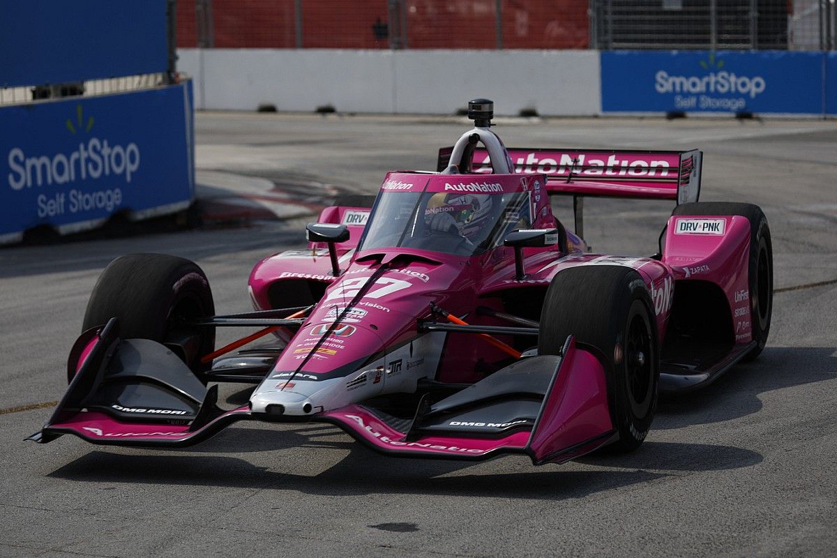 IndyCar Toronto: Kirkwood pips Grosjean by 0.05s in…