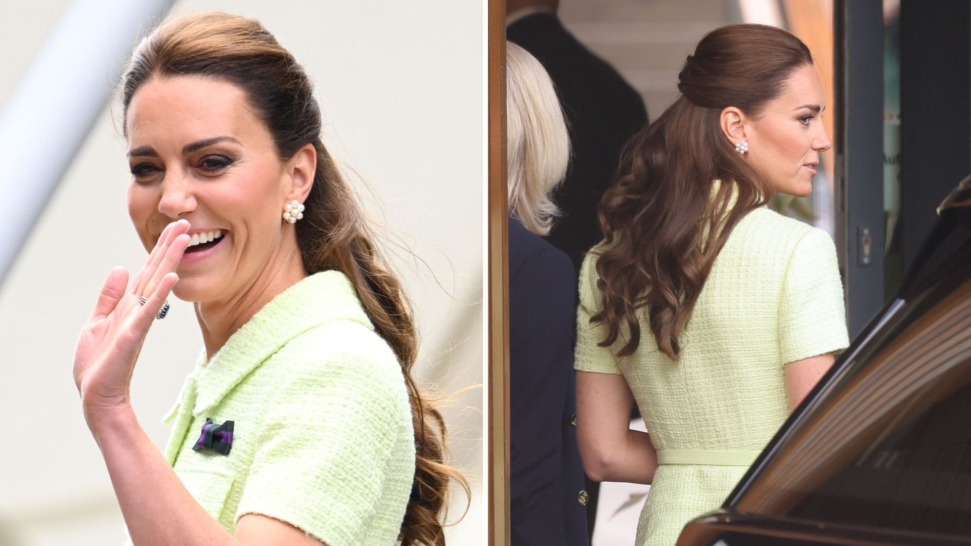 Kate Middleton keeps it practical at Wimbledon as she…