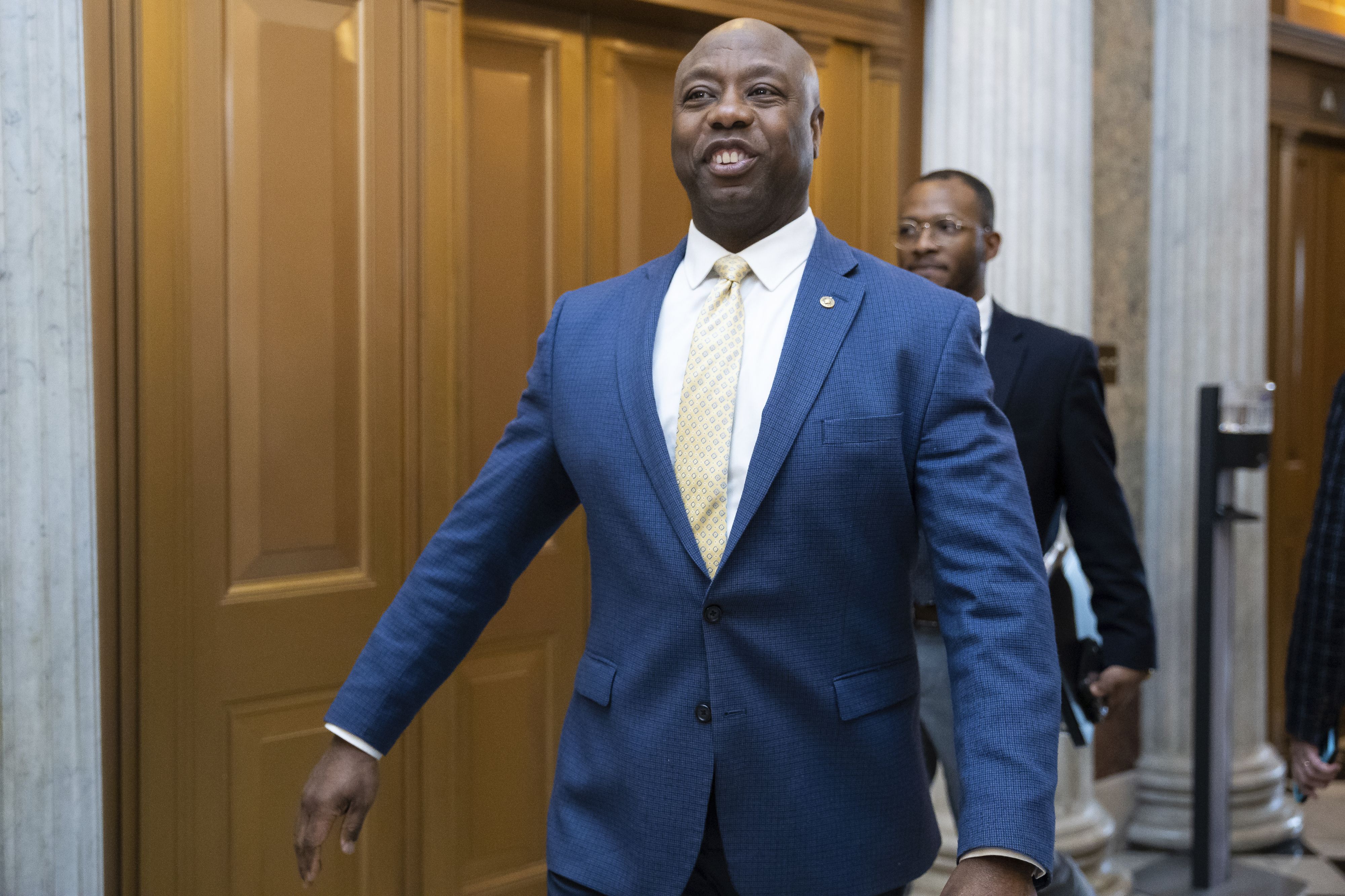 Tim Scott is the longshot candidate raising the most…