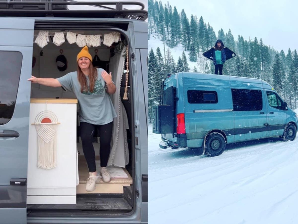Woman who quit job to live on the road in van says…