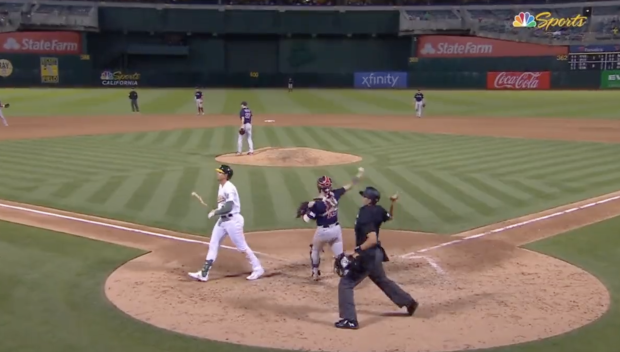 MLB Fans Ripped Ump for Being Way Too Sensitive After…