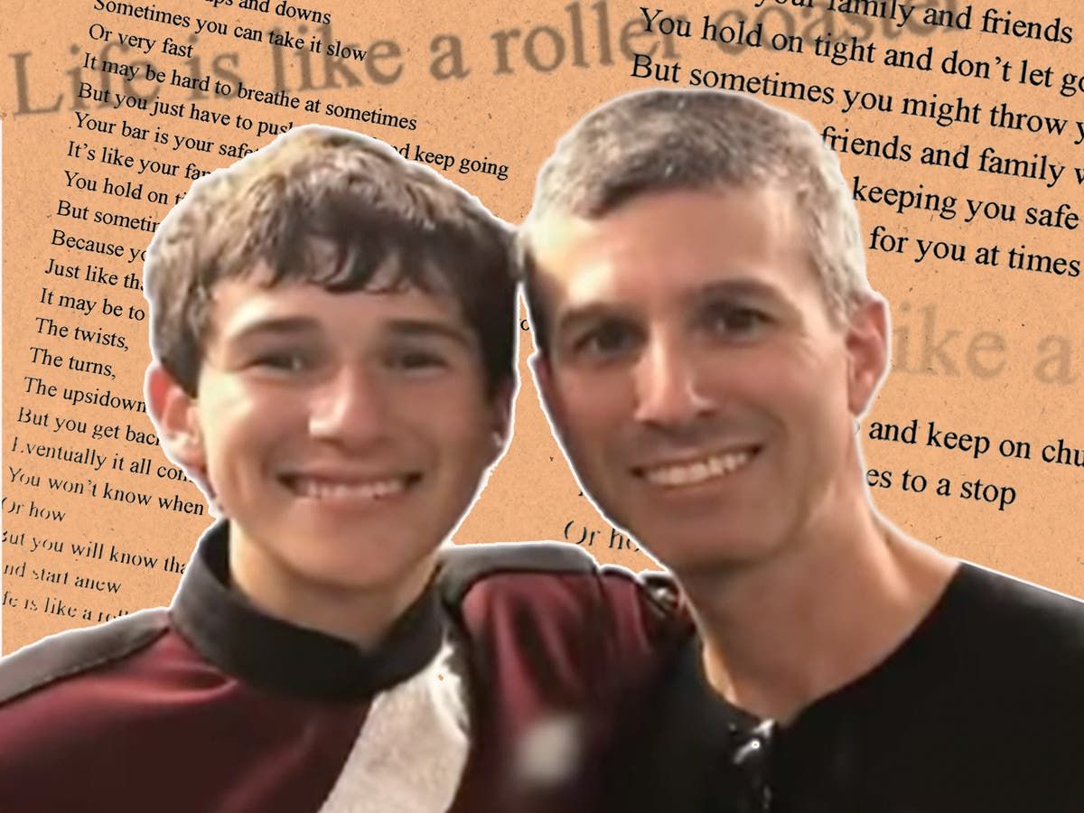 A Parkland father returned to the scene where his son…