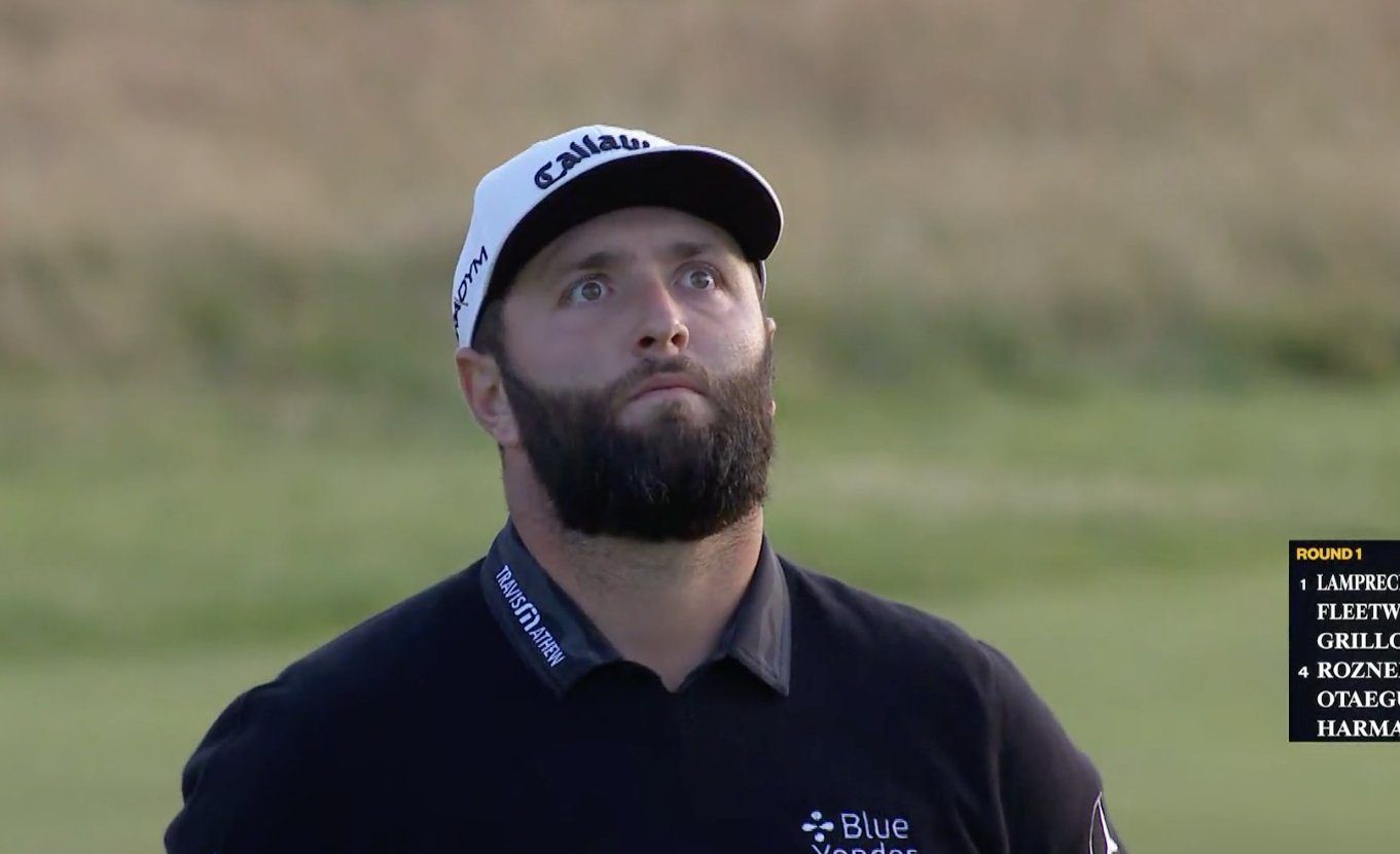 An incredulous Jon Rahm quickly became a meme at The…