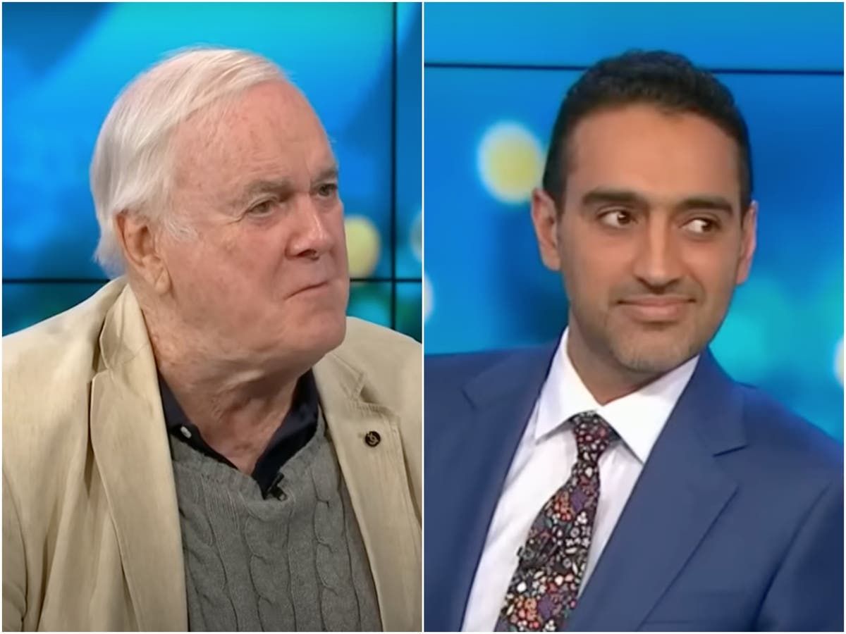 John Cleese mocks Australian TV presenter Waleed Aly’s…