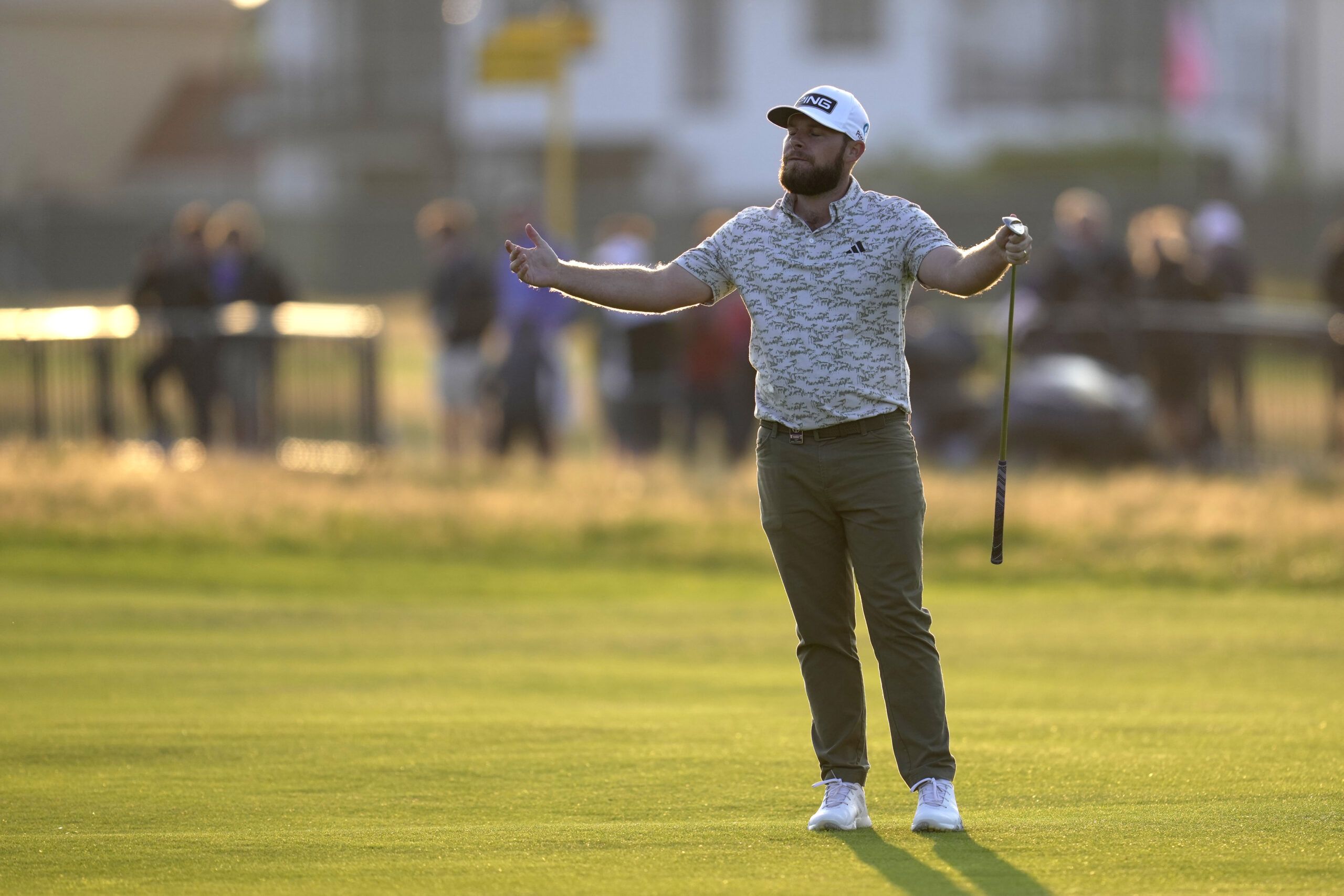 Tyrrell Hatton had the most sarcastic reaction with…