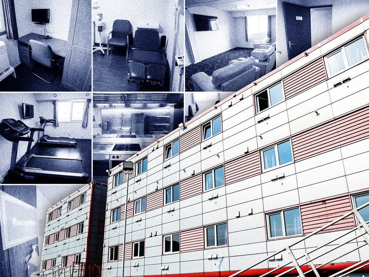 Inside ‘quasi-prison’ barge set to house 500 migrants…