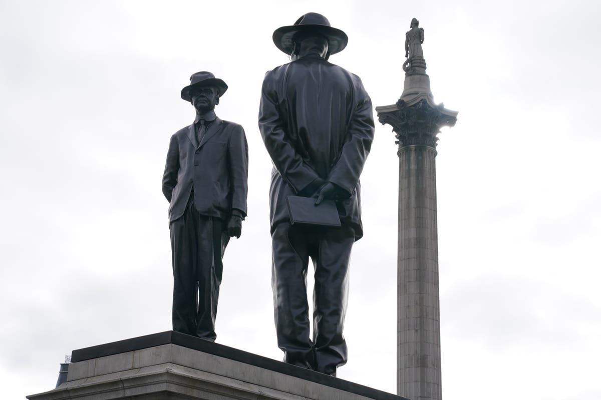 LGBTQ+ armed forces charity back statue of wartime…