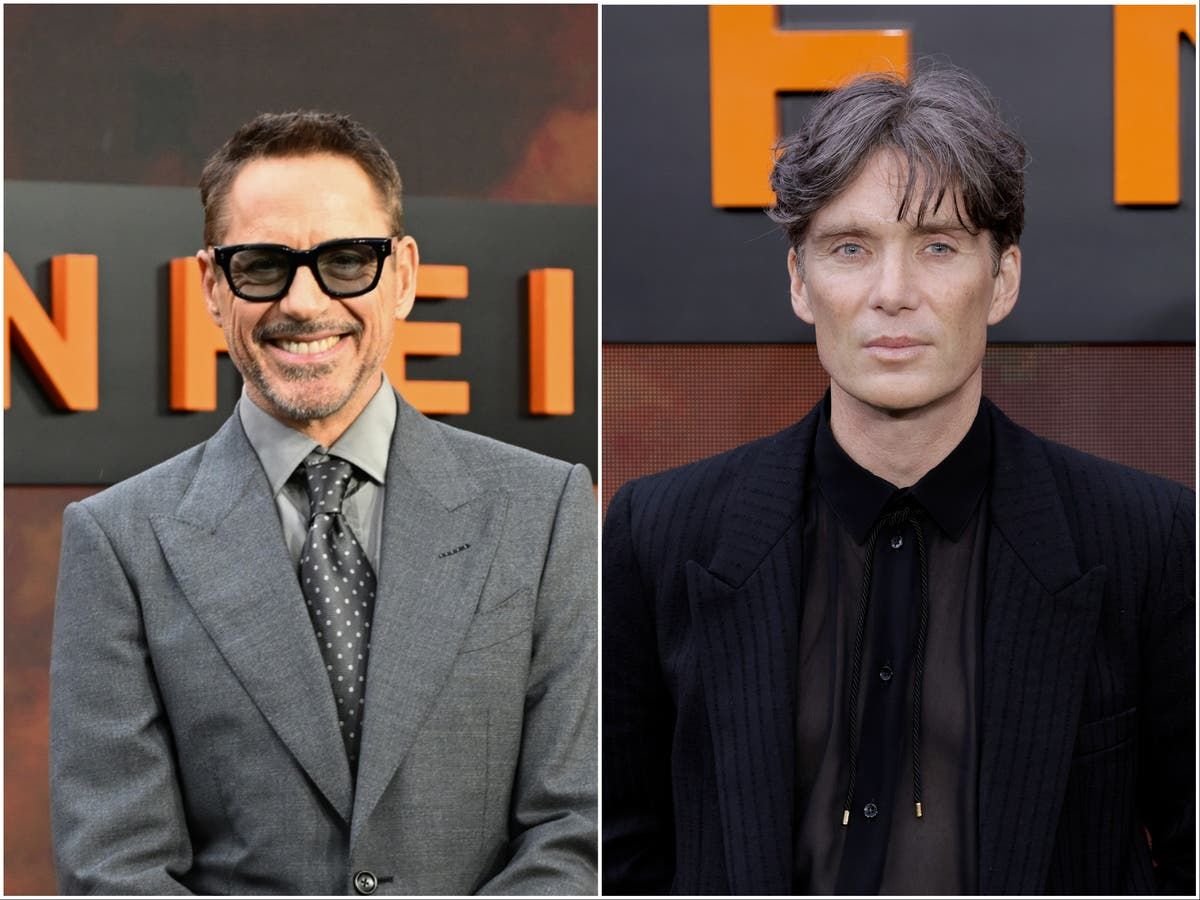 Robert Downey Jr praises Cillian Murphy’s ‘great…