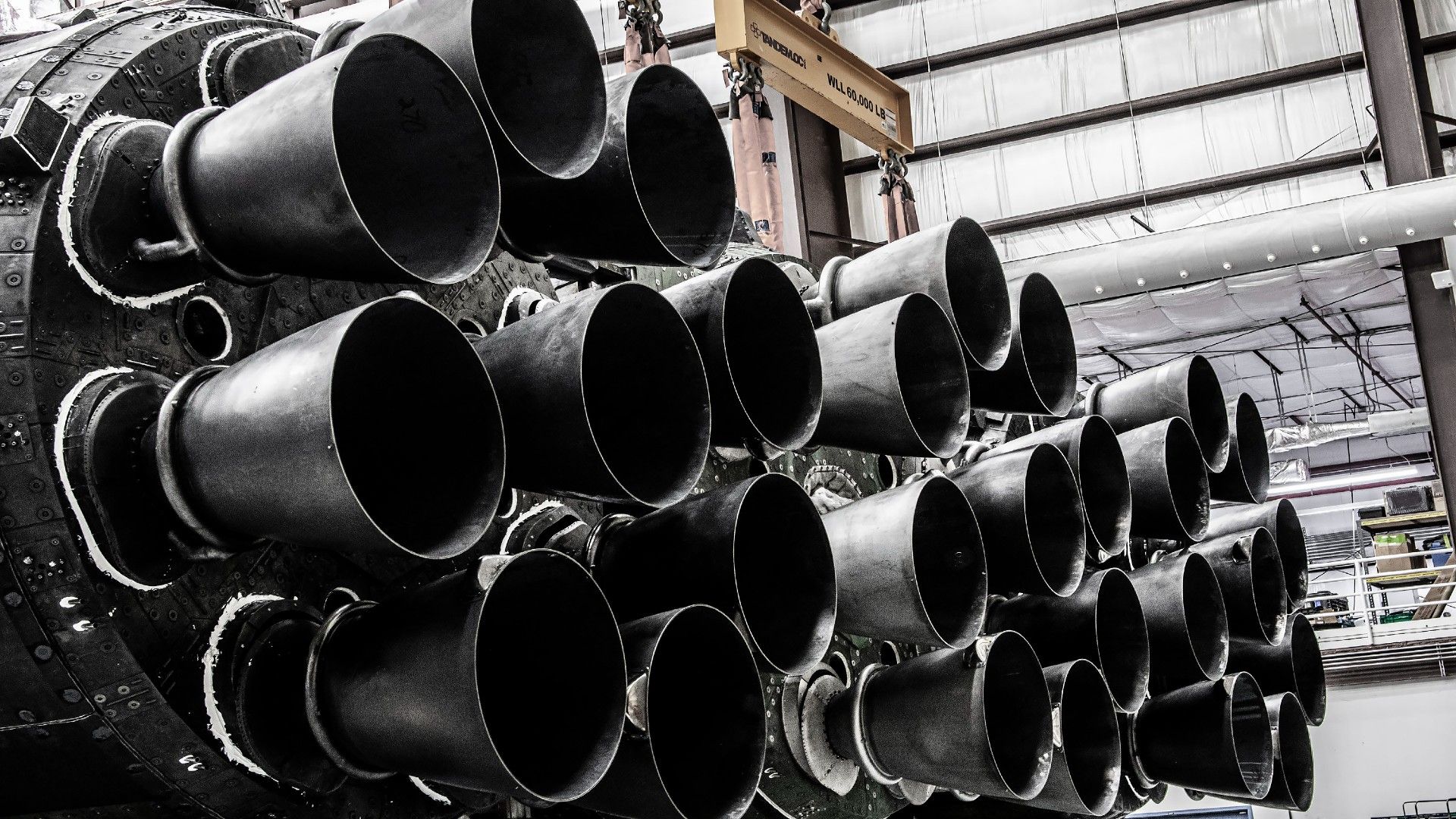 SpaceX Falcon Heavy shows off its 27 engines ahead of…