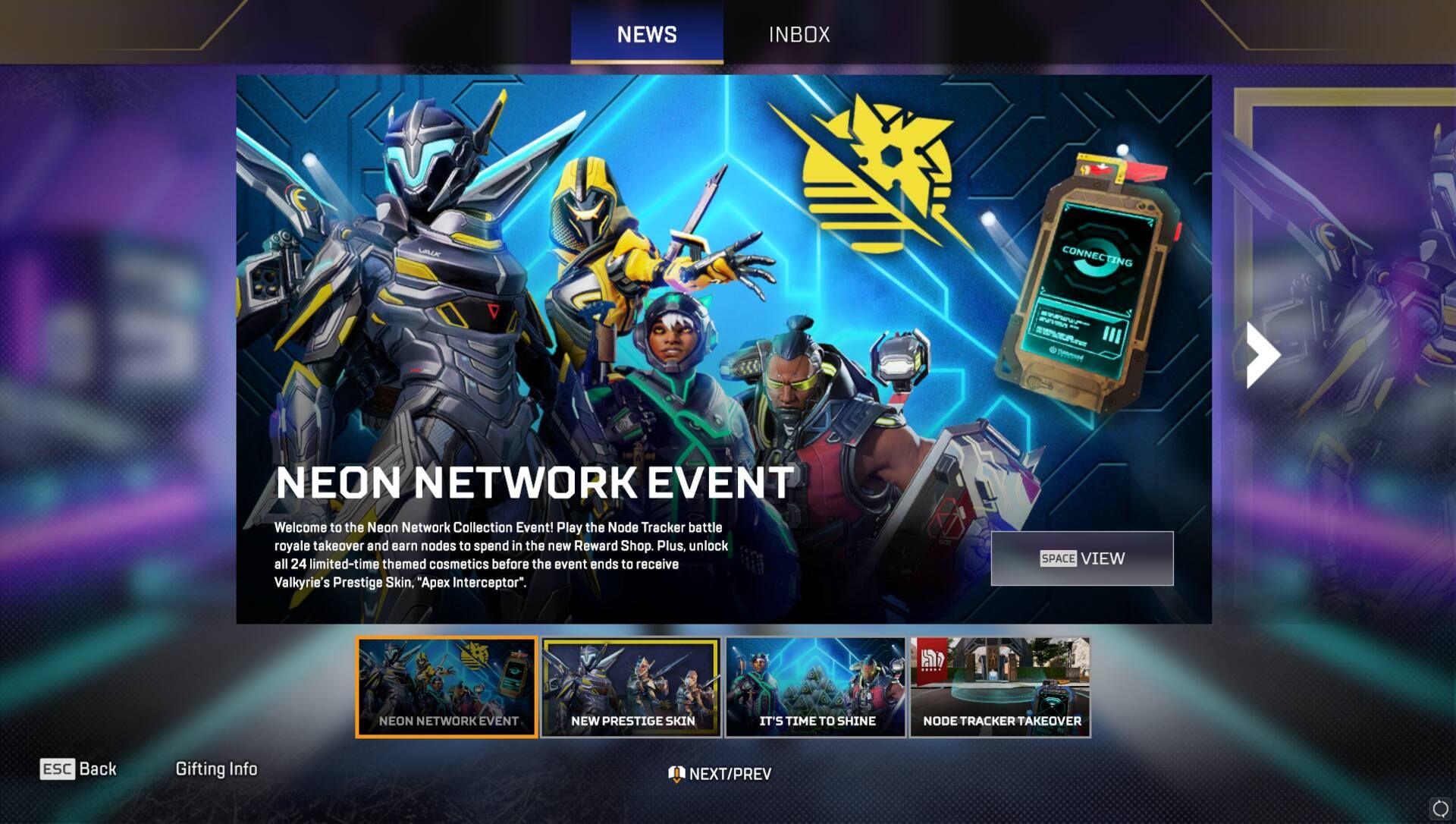 Apex Legends Neon Network Collection Event is now live…