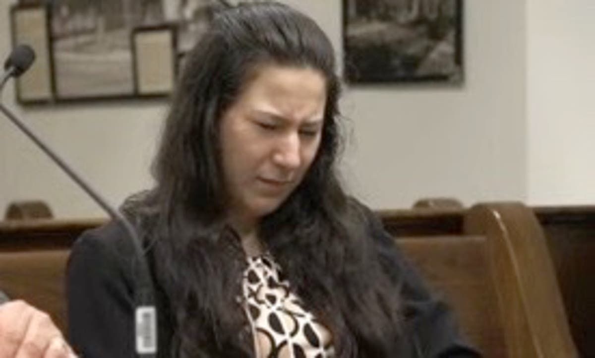 Taylor Schabusiness scowls as she’s convicted of…