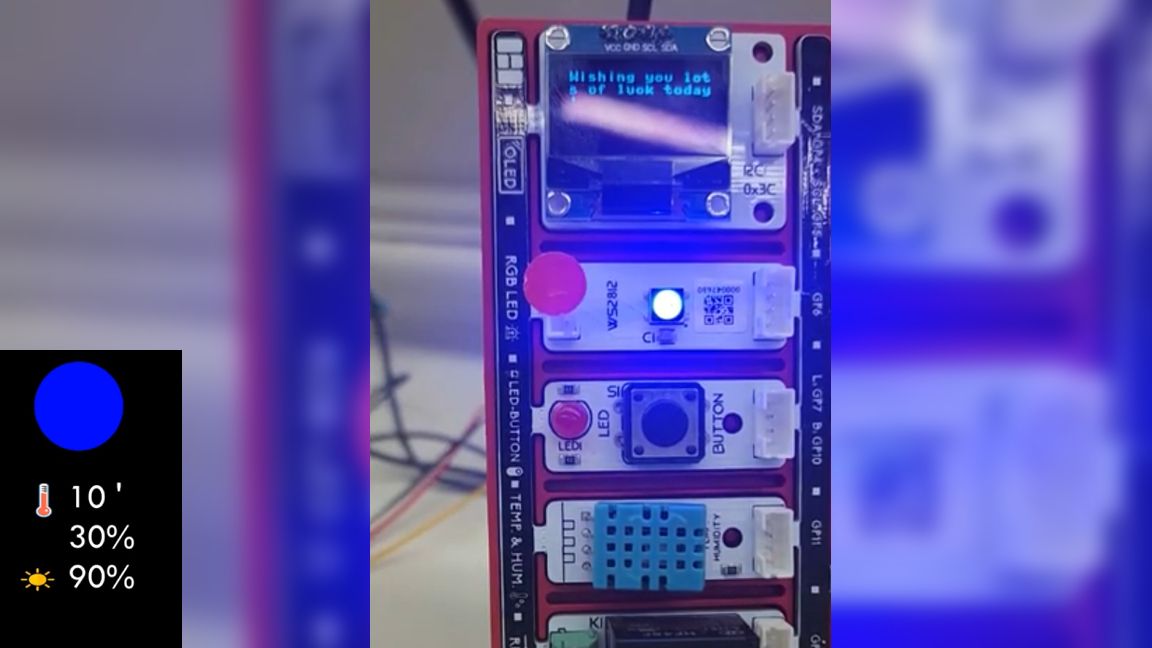 Raspberry Pi Pico Lamp Sets The Mood Using ChatGPT