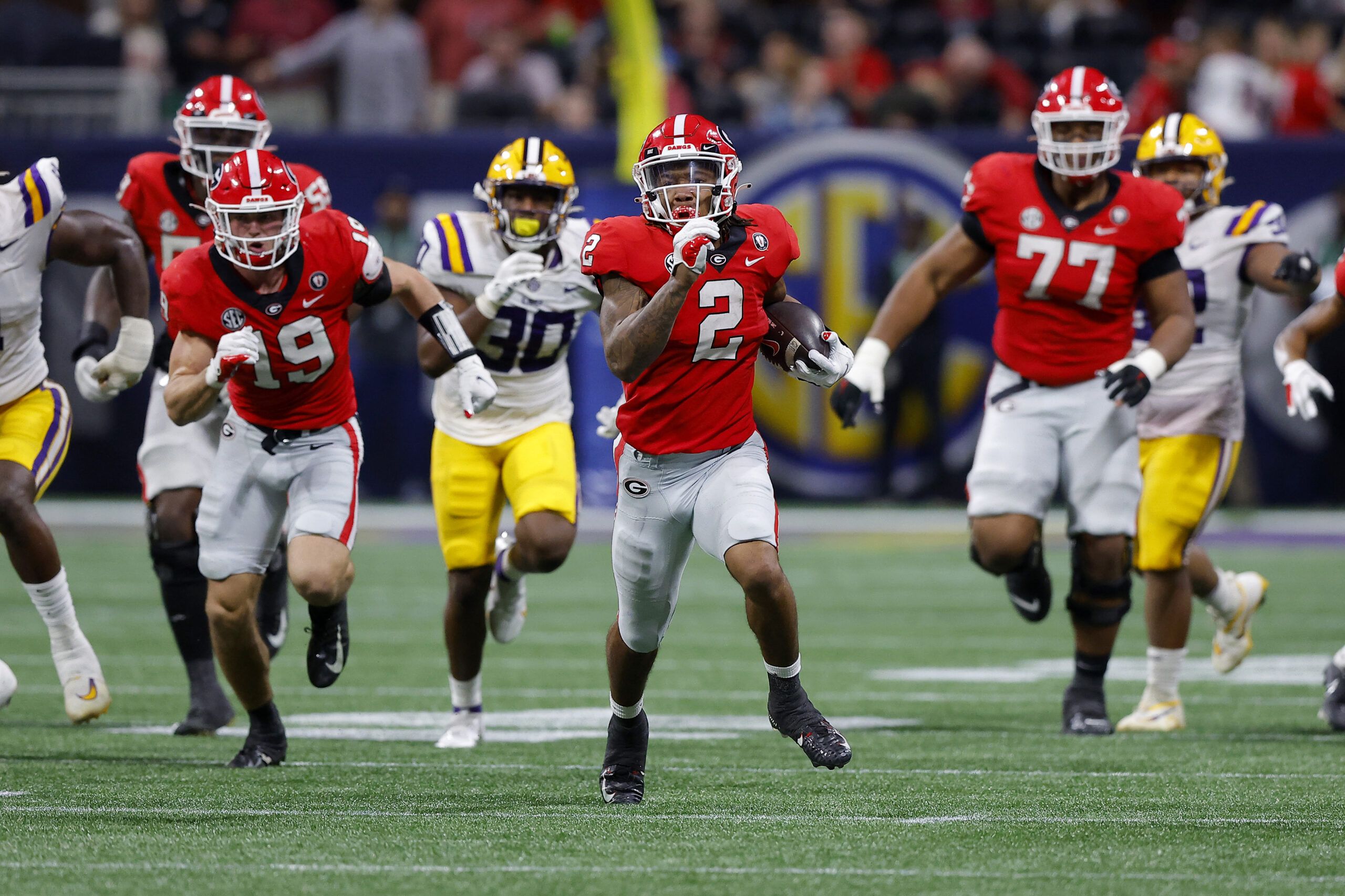 Every Georgia Bulldog on the All-SEC offense