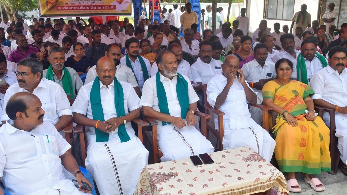 AIADMK MLA stages hunger strike against NLCIL’s move…