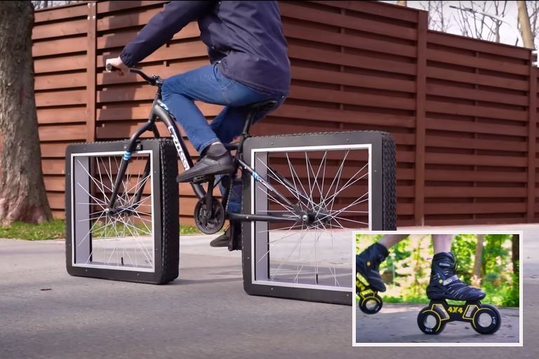 YouTuber who created square-wheeled bike is now…