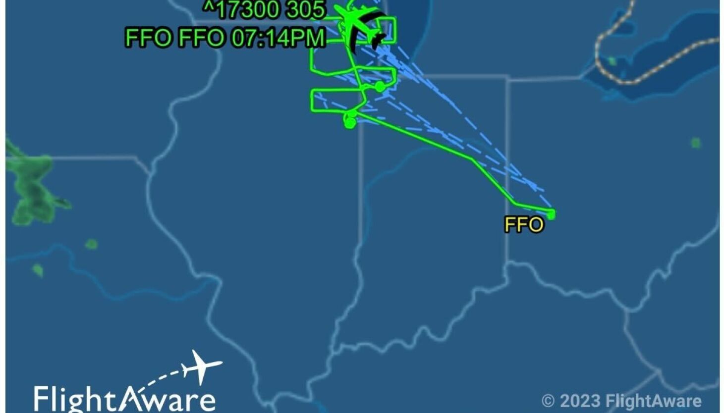 NASA aircraft flies low over Chicago, NW Indiana…