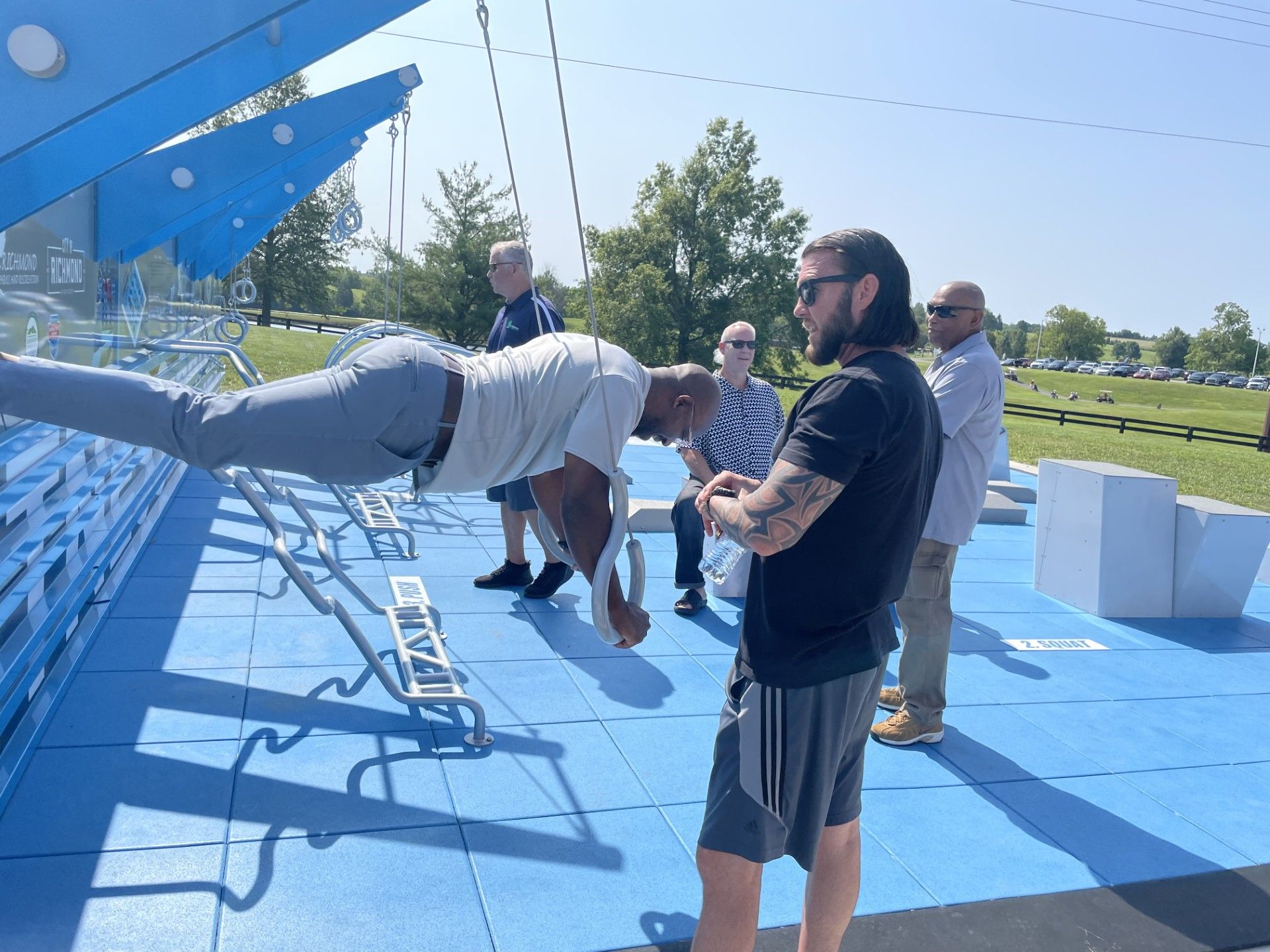Richmond now home to one of seven outdoor fitness…