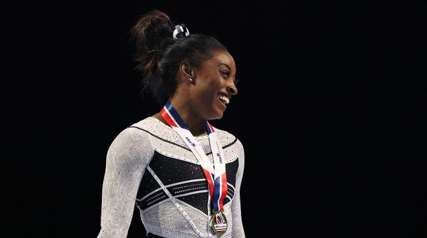 Simone Biles Returns to Competition in Triumphant…