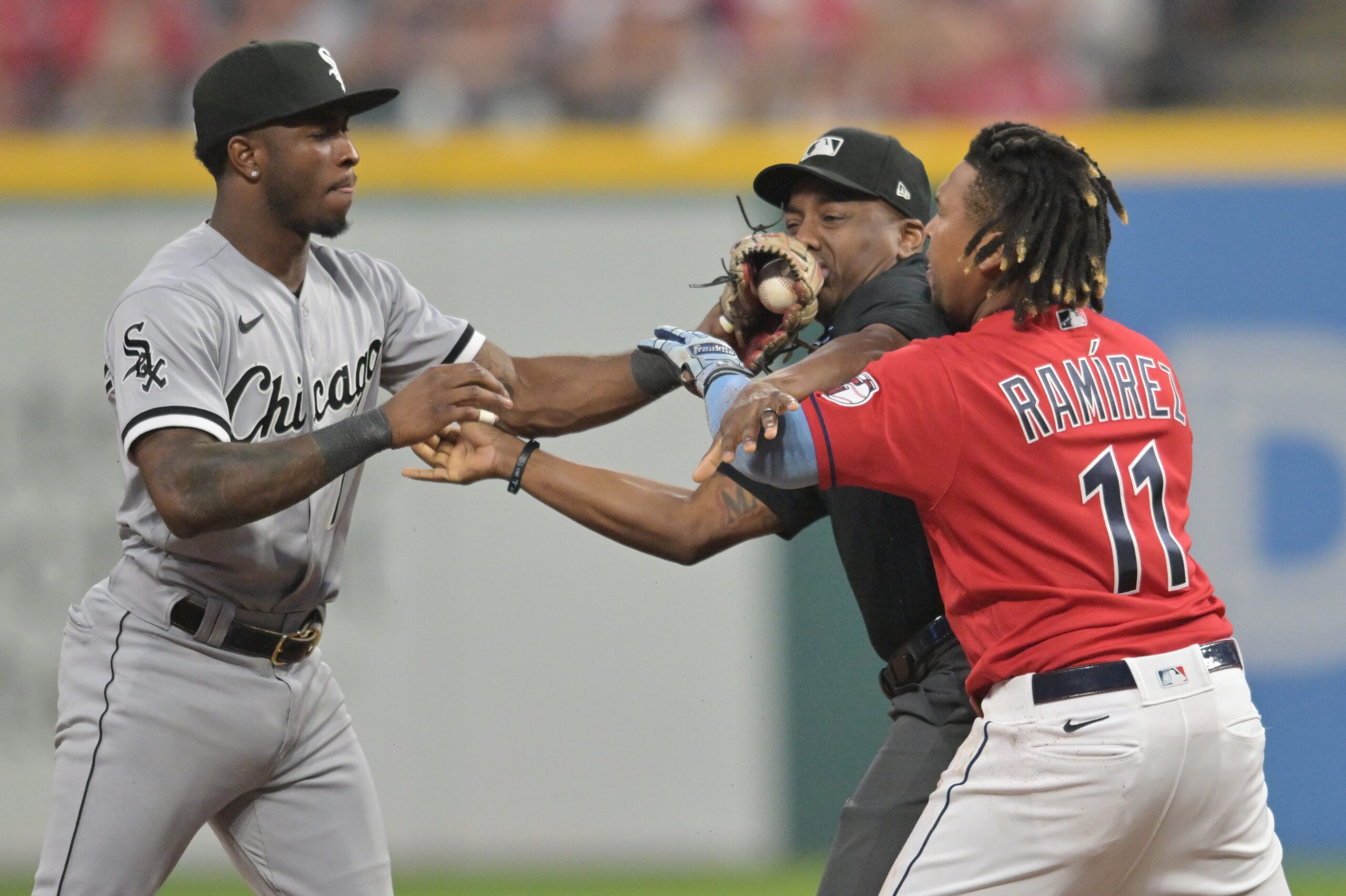 Jose Ramirez accuses Tim Anderson of ‘disrespecting…