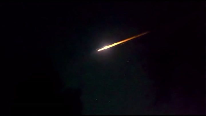 ‘Meteor shower’ over Australia actually Russian rocket…