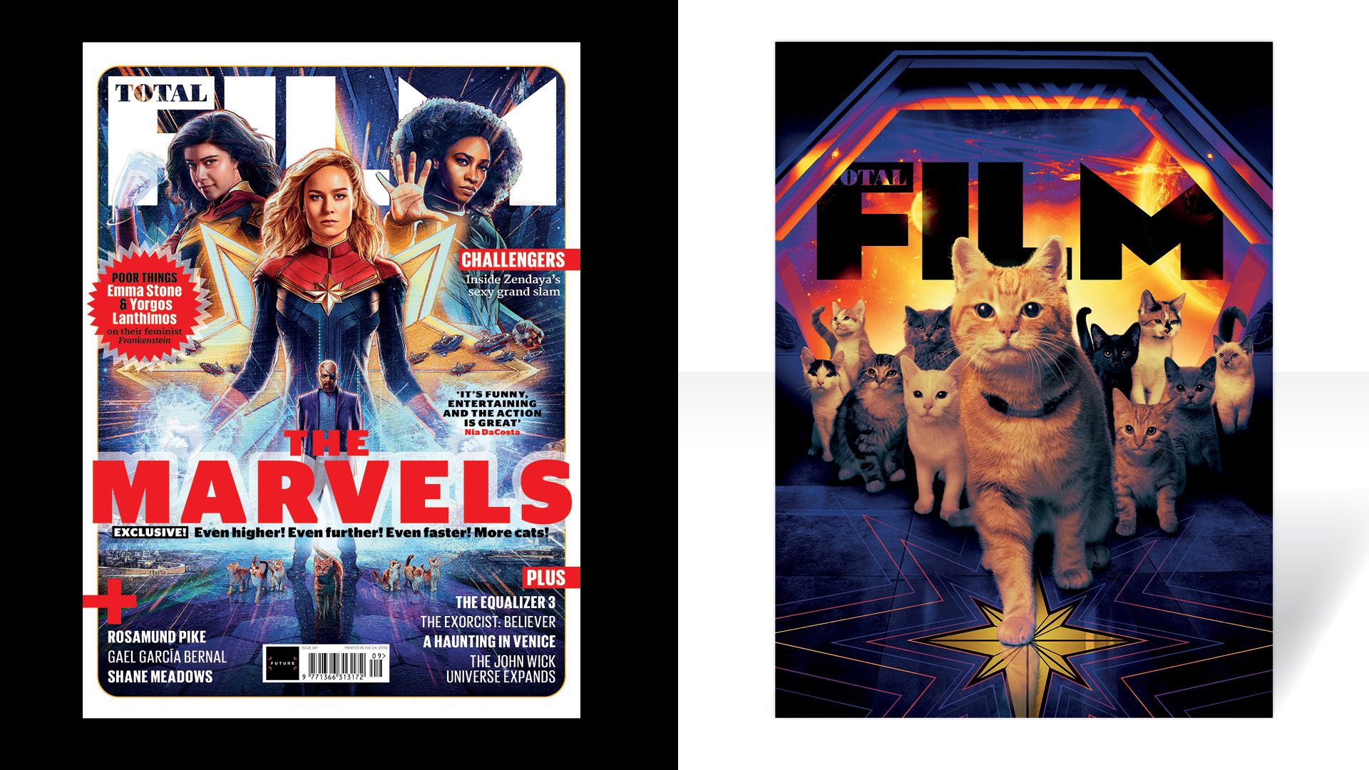 The Marvels flies onto the cover of Total Film magazine
