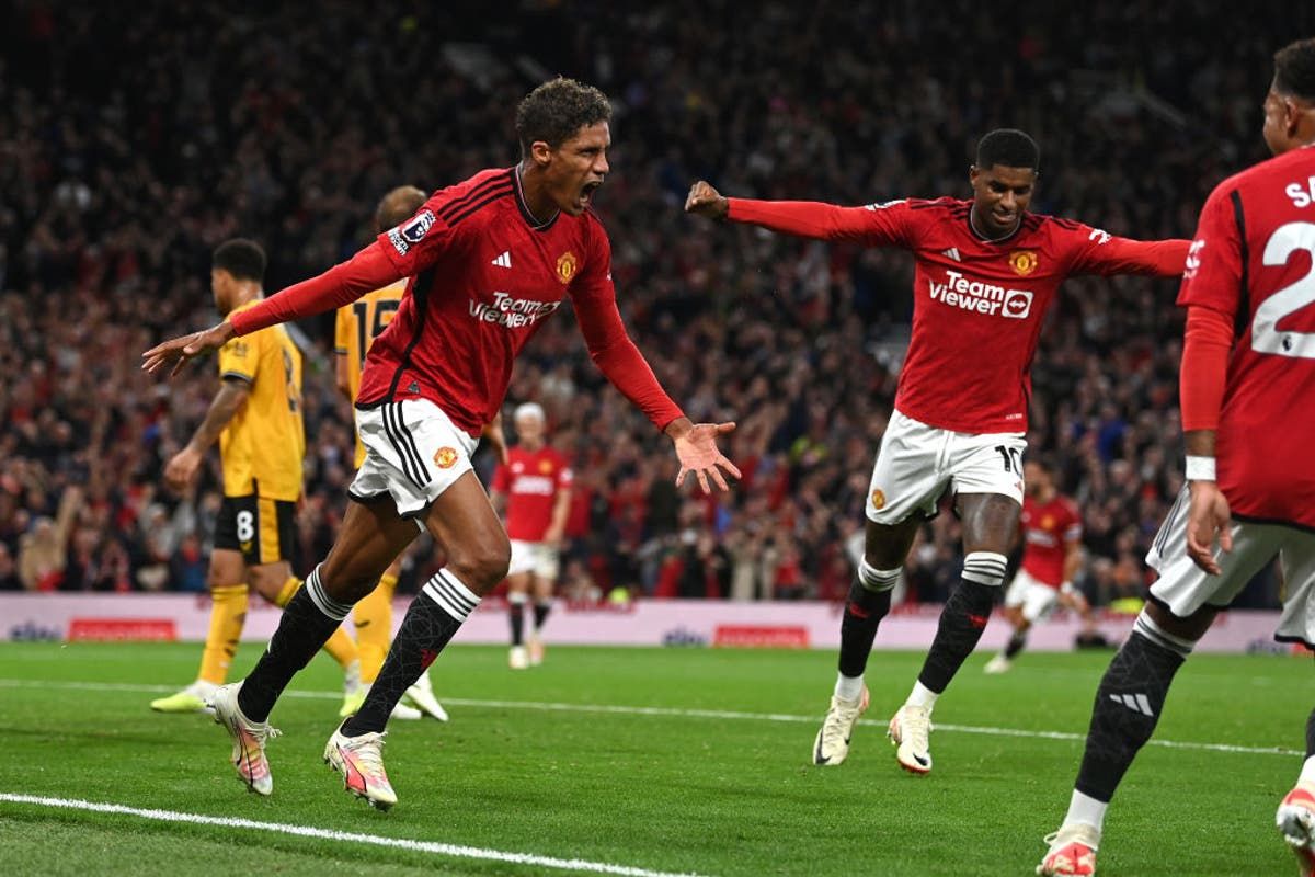 Raphael Varane header earns Manchester United opening…
