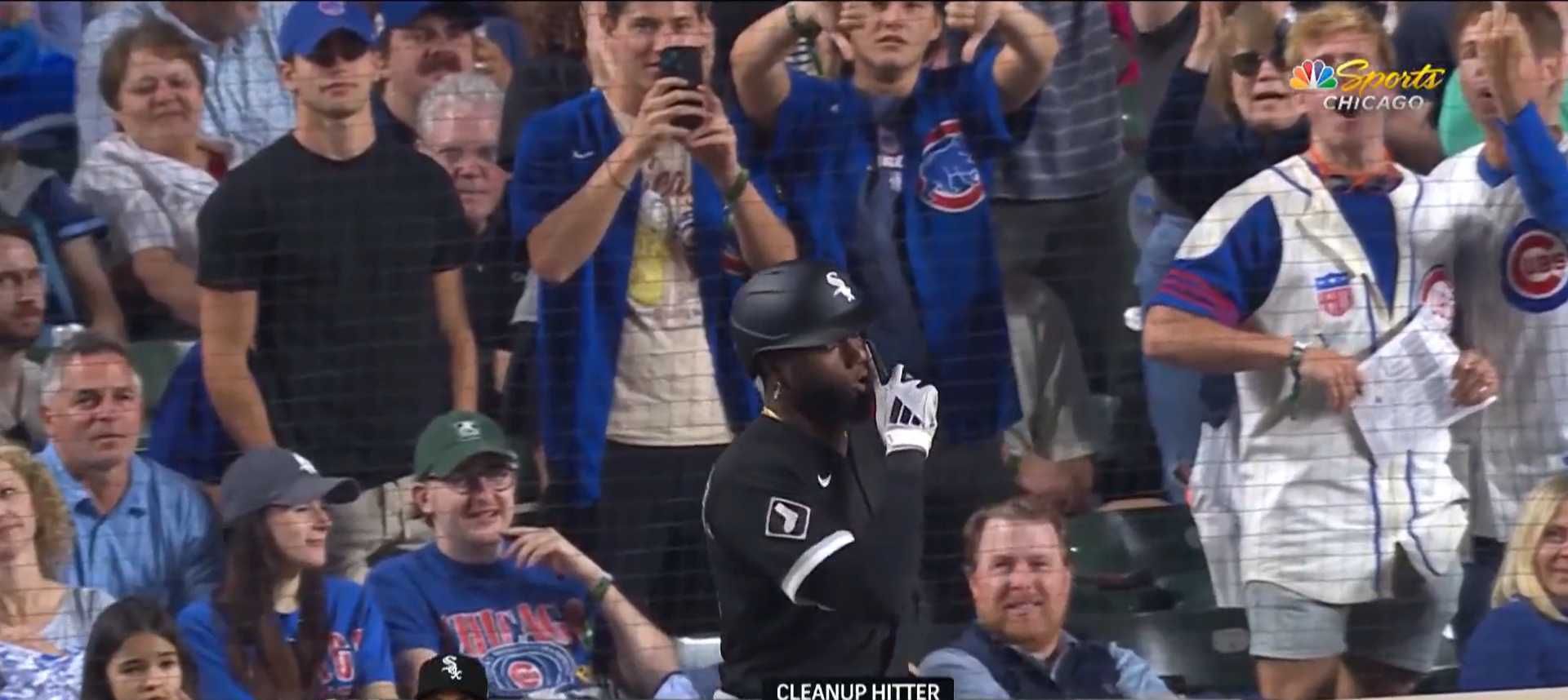 Luis Robert Jr. shushed Cubs fans after an ice-cold…