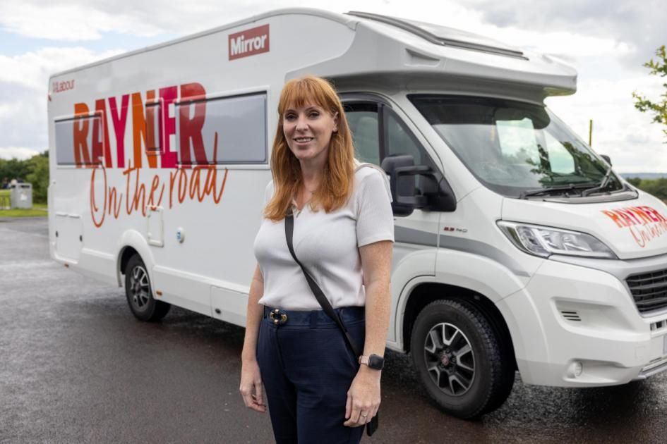 Angela Rayner launches bizarre campervan tour of…