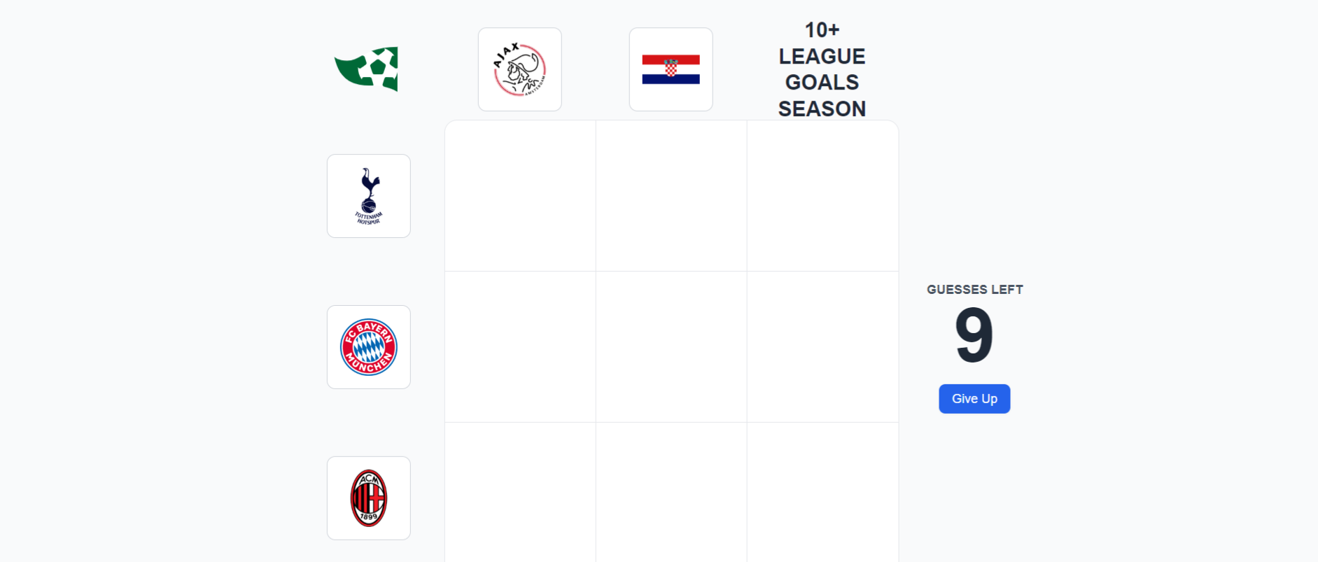 The new soccer version of Immaculate Grid has finally…