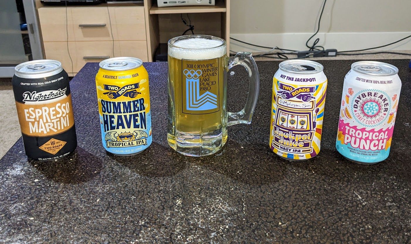 Beverage of the Week: Two Roads’ canned cocktails…