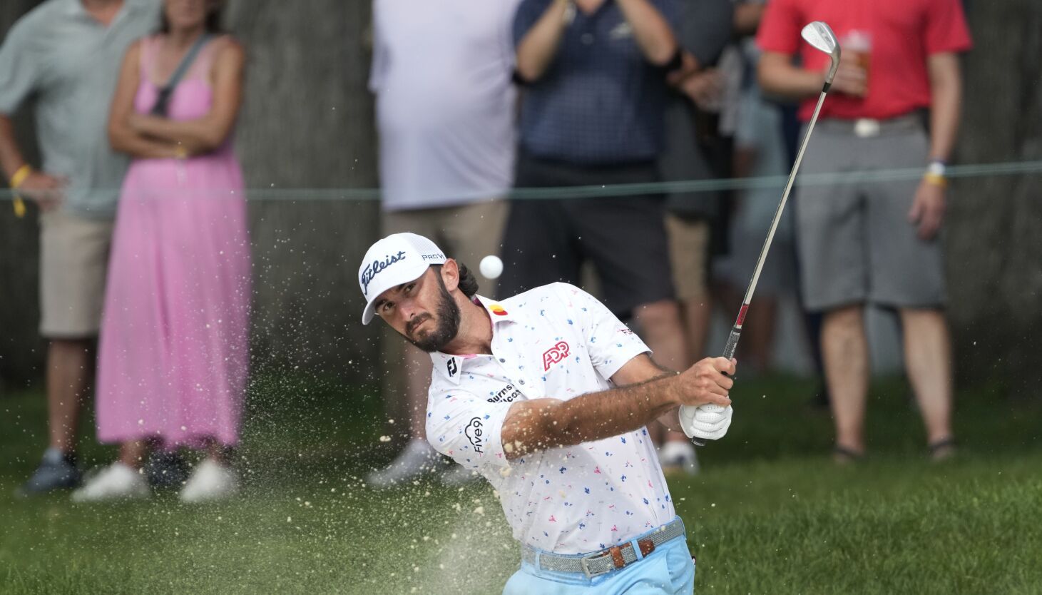 Max Homa sets course record at Olympia Fields to lead…