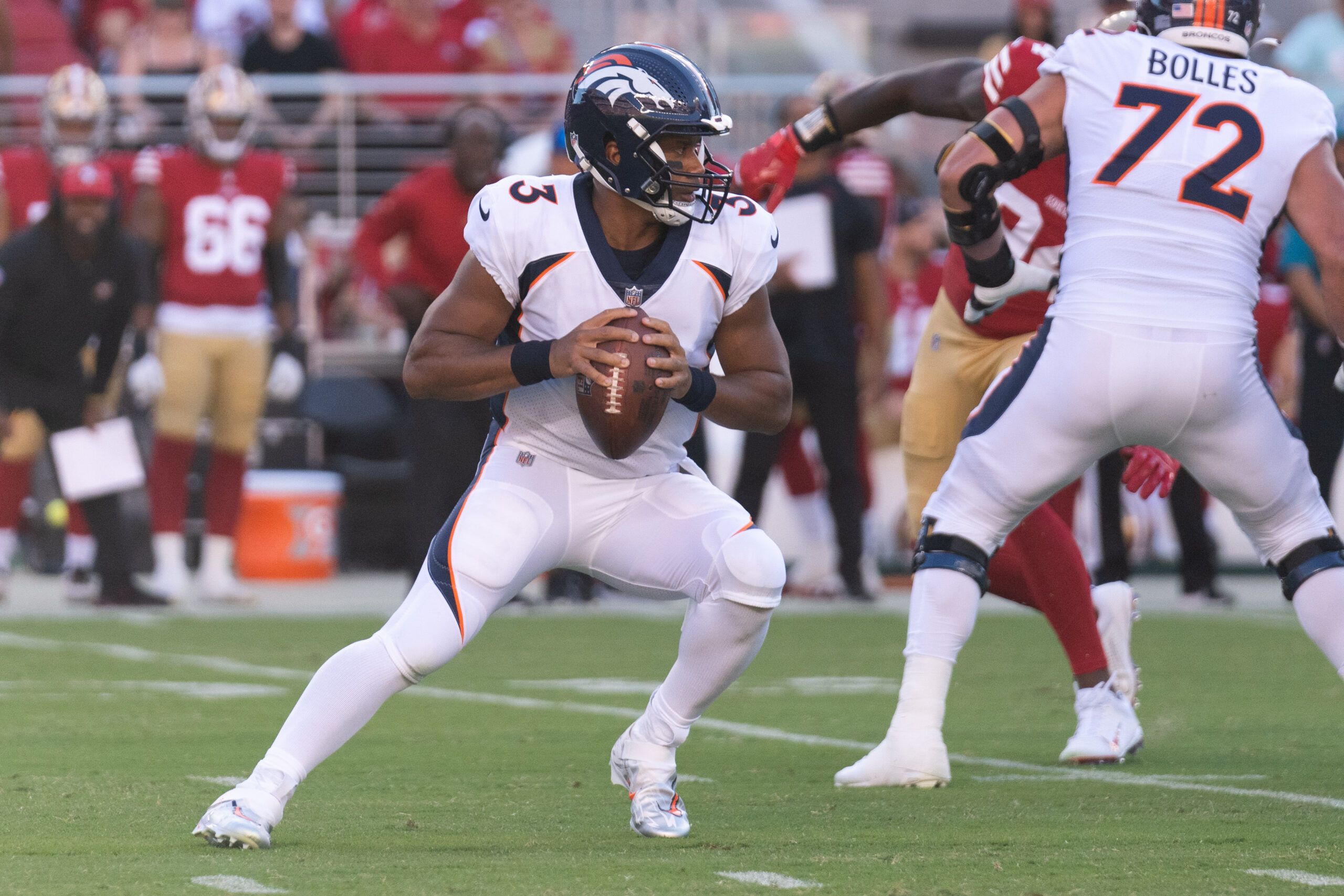 Sean Payton explains why Russell Wilson only played…